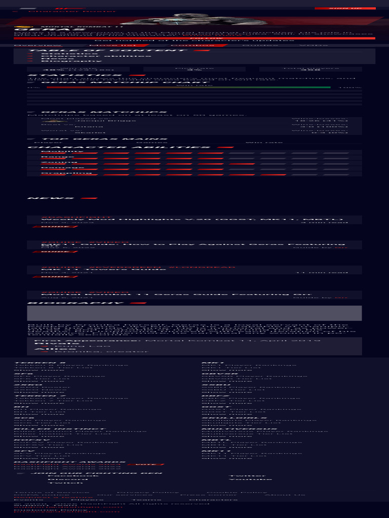 Tekken 8 Player and Tier Rankings | PDF | Video Games | Video Game ...