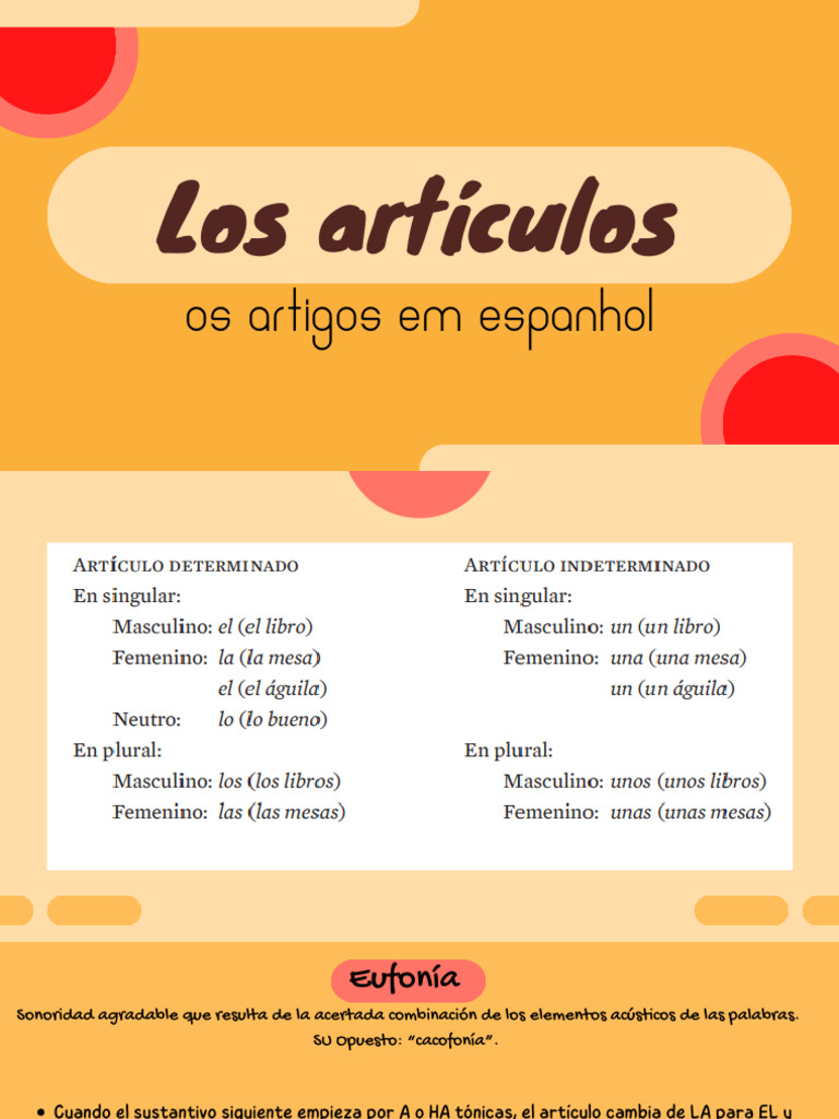 Los Artículos | PDF