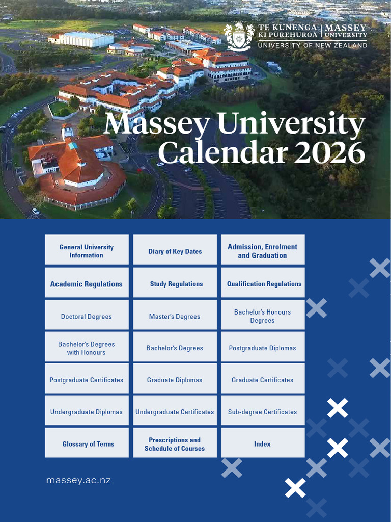 Massey University 2026 Course Calendar | PDF | Course Credit | Academic ...