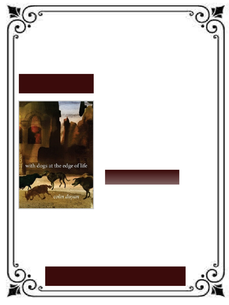 With Dogs at the Edge of Life Colin Dayan ebook structured pdf | PDF | Moby Dick | Cats