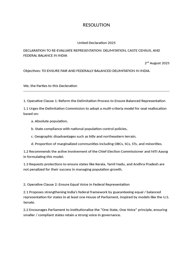 Badruddin Ajmal_Resolution | PDF | Government