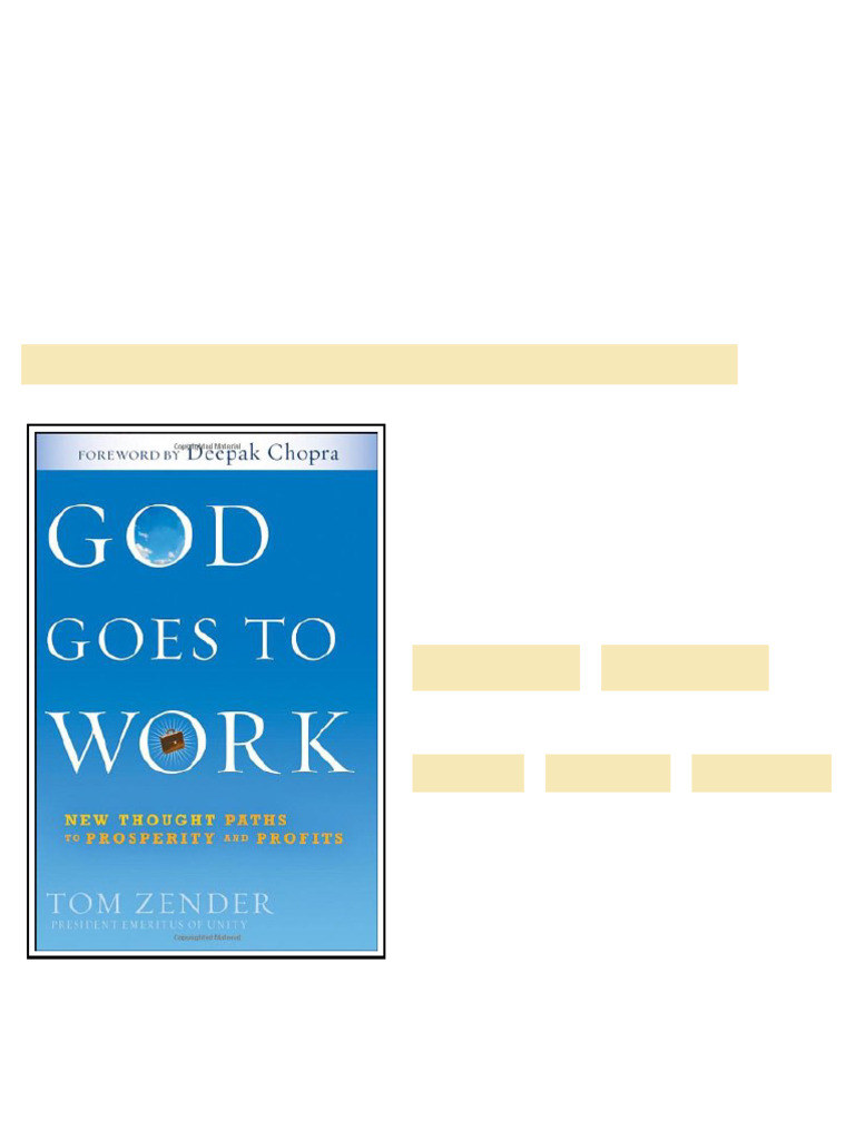 (Ebook) God Goes to Work: New Thought Paths to Prosperity and Profits ...