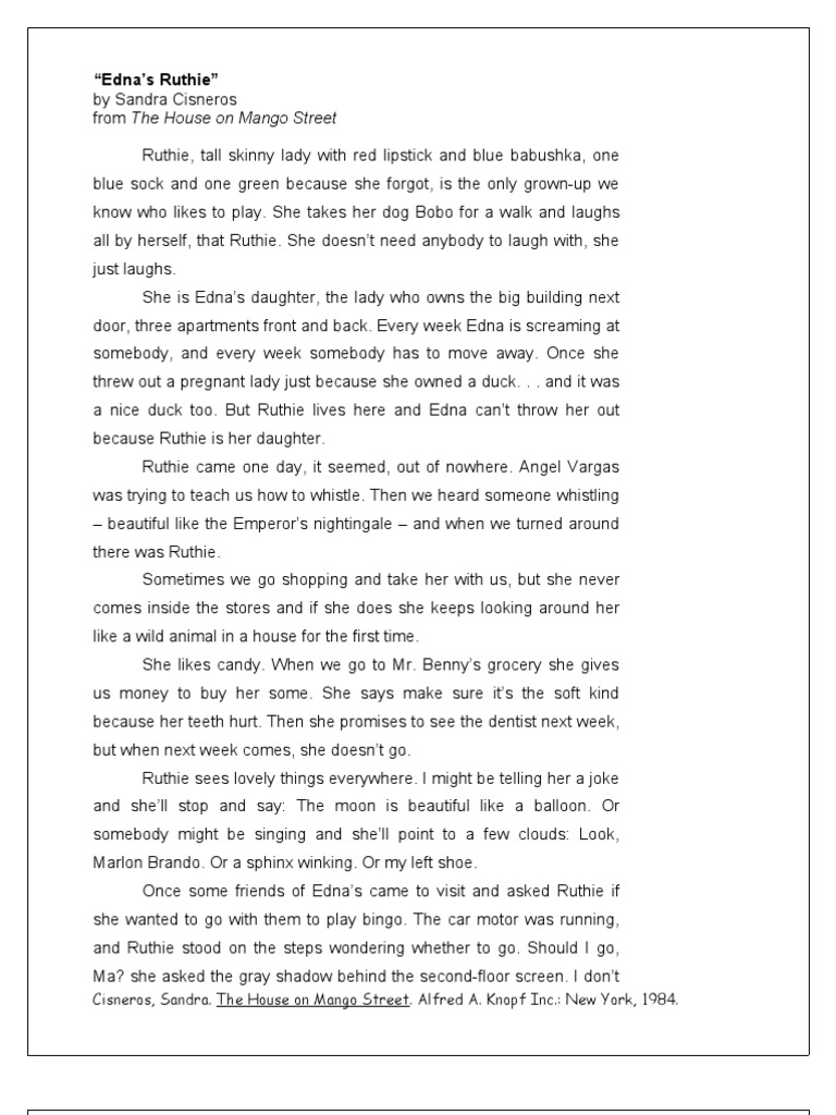 Edna's Ruthie Cisneros | PDF | Leisure