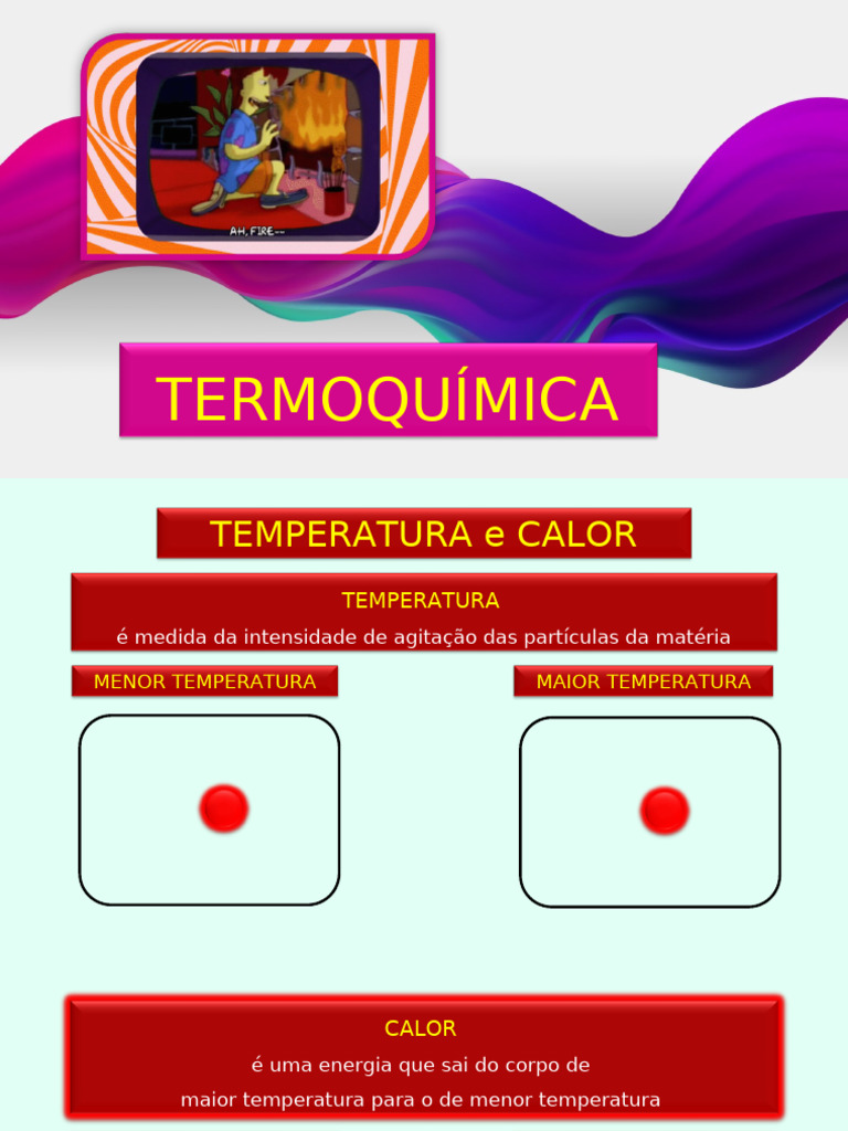Aula de Termoquímica - Ensino Médio | PDF | Entalpia | Combustão