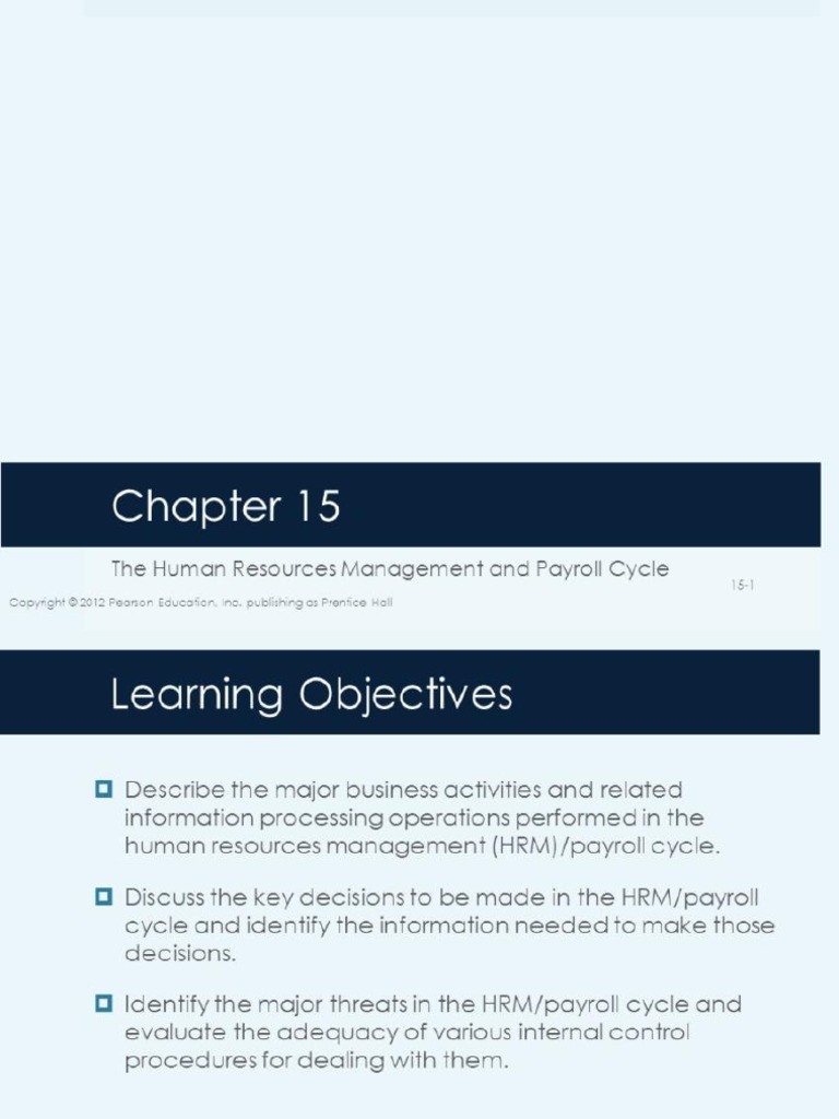 The Human Resources Management and Payroll Cycle 20250430 - 071908 | PDF