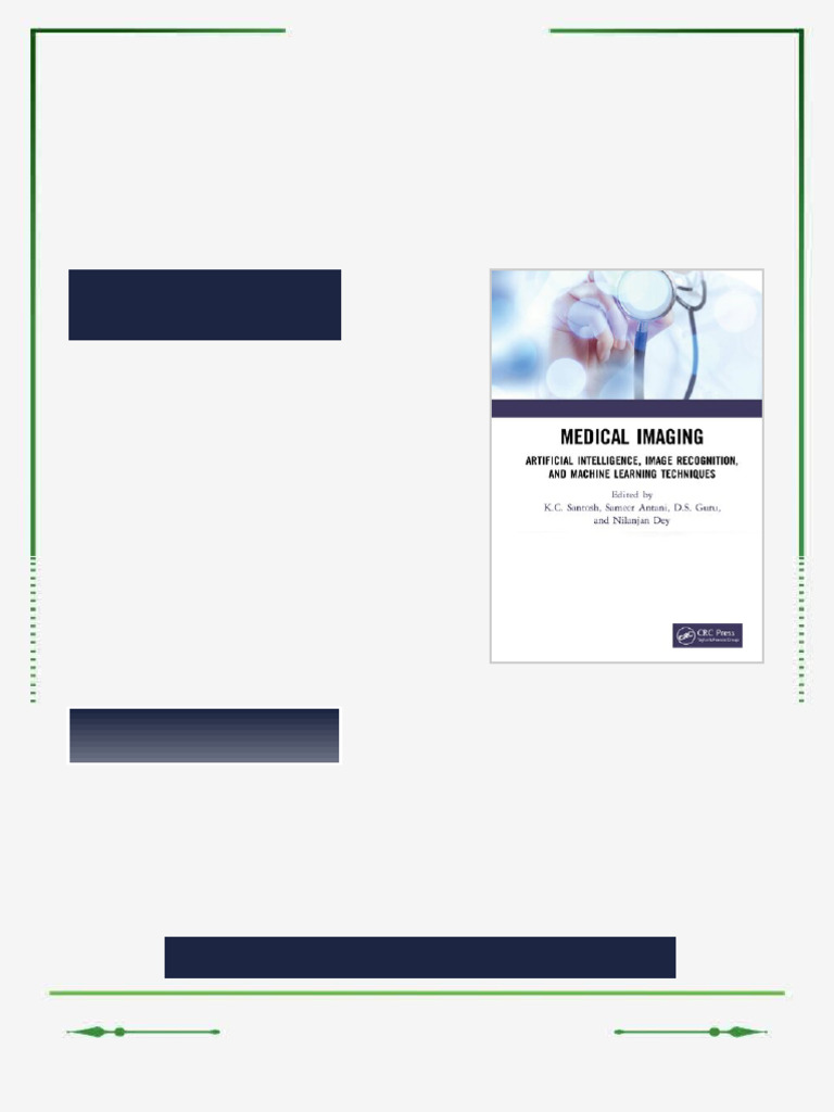 Medical Imaging: Artificial Intelligence, Image Recognition, and ...