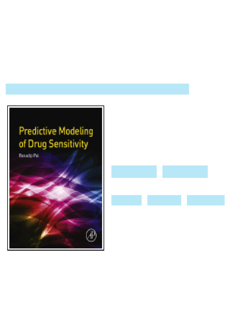 Predictive Modeling of Drug Sensitivity 1st Edition Edition Ranadip Pal ...