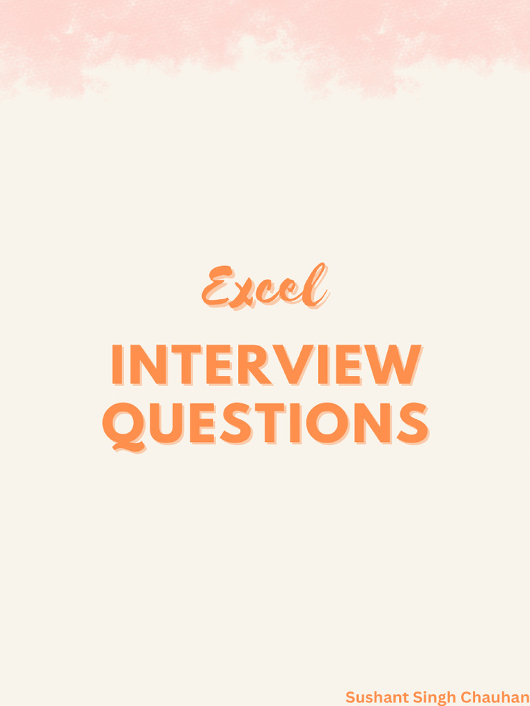 Interview Questions 1768601950 | PDF