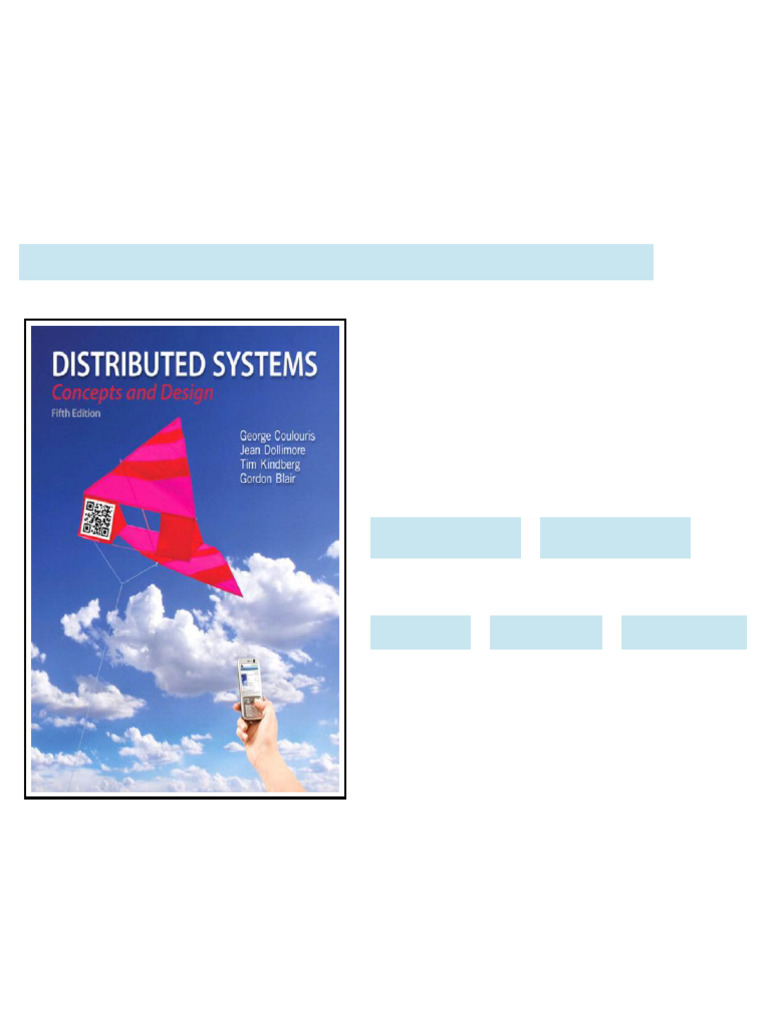 Distributed Systems Concepts and Design 5th Edition No Waiting Time | PDF