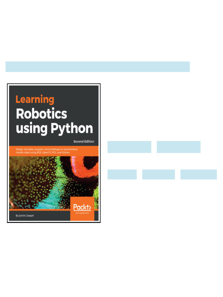 Learning Robotics Using Python full chapters instanly | PDF
