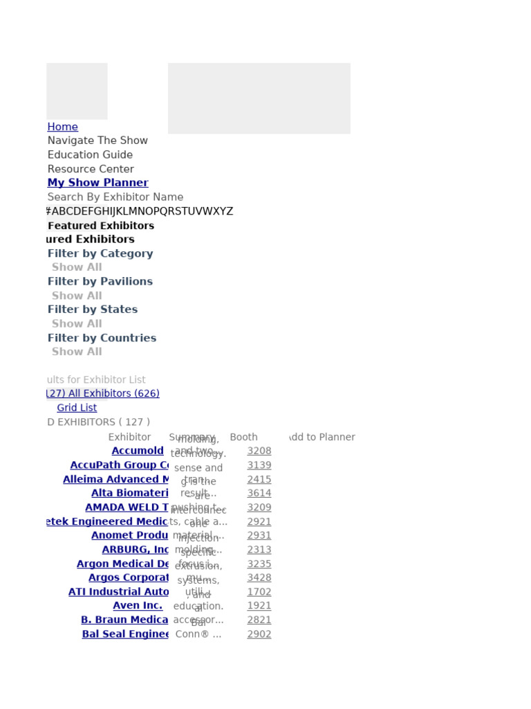 MDM Minneapolis 2023 List | PDF