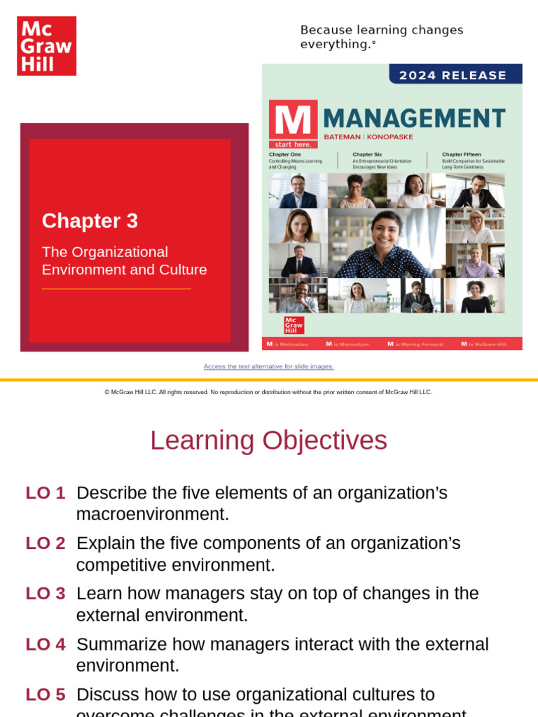 Organizational Environment and Culture Insights | PDF | Supply Chain ...