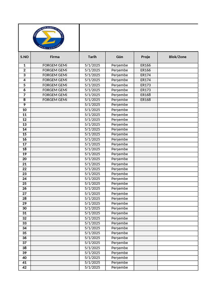 Tevzi Format - Mayıs - 2025 | PDF