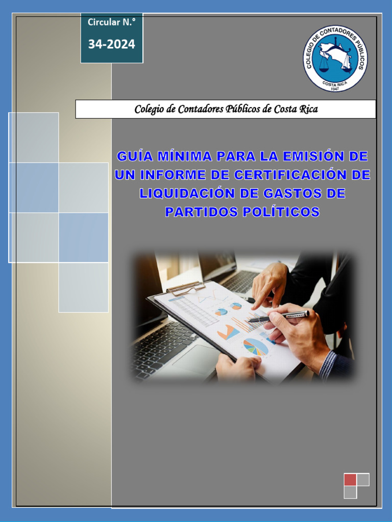 Guía para Certificación de Gastos Políticos | PDF | Contador ...