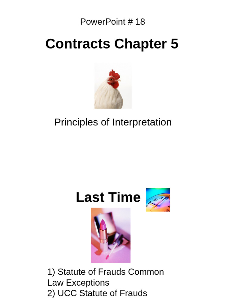 PowerPoint # 18 Chap 5 Principles of Interpretation (2) | PDF | Justice | Crime & Violence