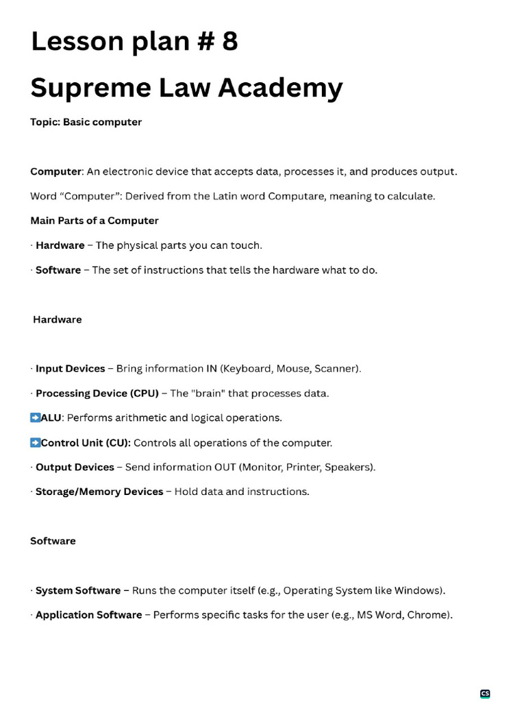 Lesson Plan #8 | PDF