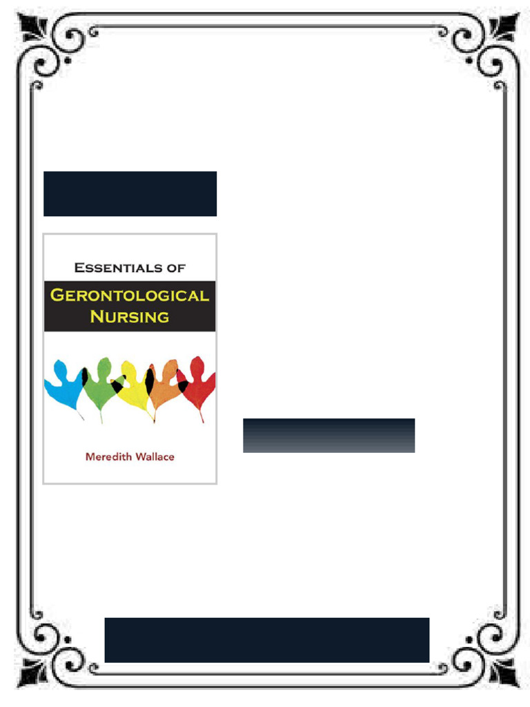 Essentials of Gerontological Nursing 1st Edition Meredith Wallace ebook ...