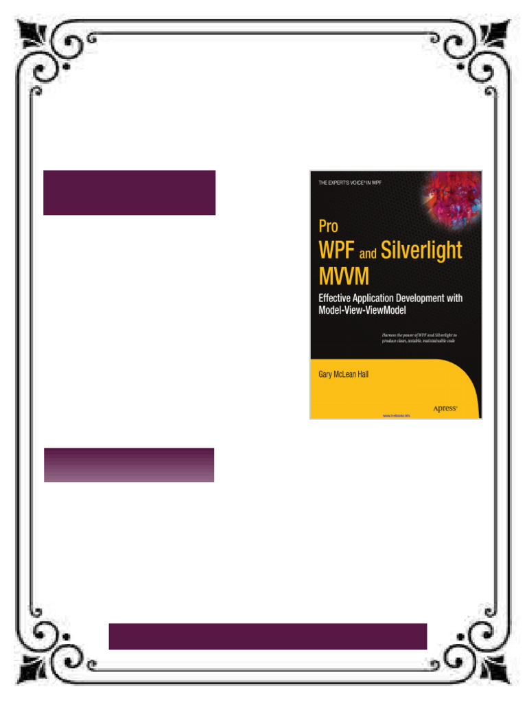 Pro WPF and Silverlight MVVM Effective Application Development with ...