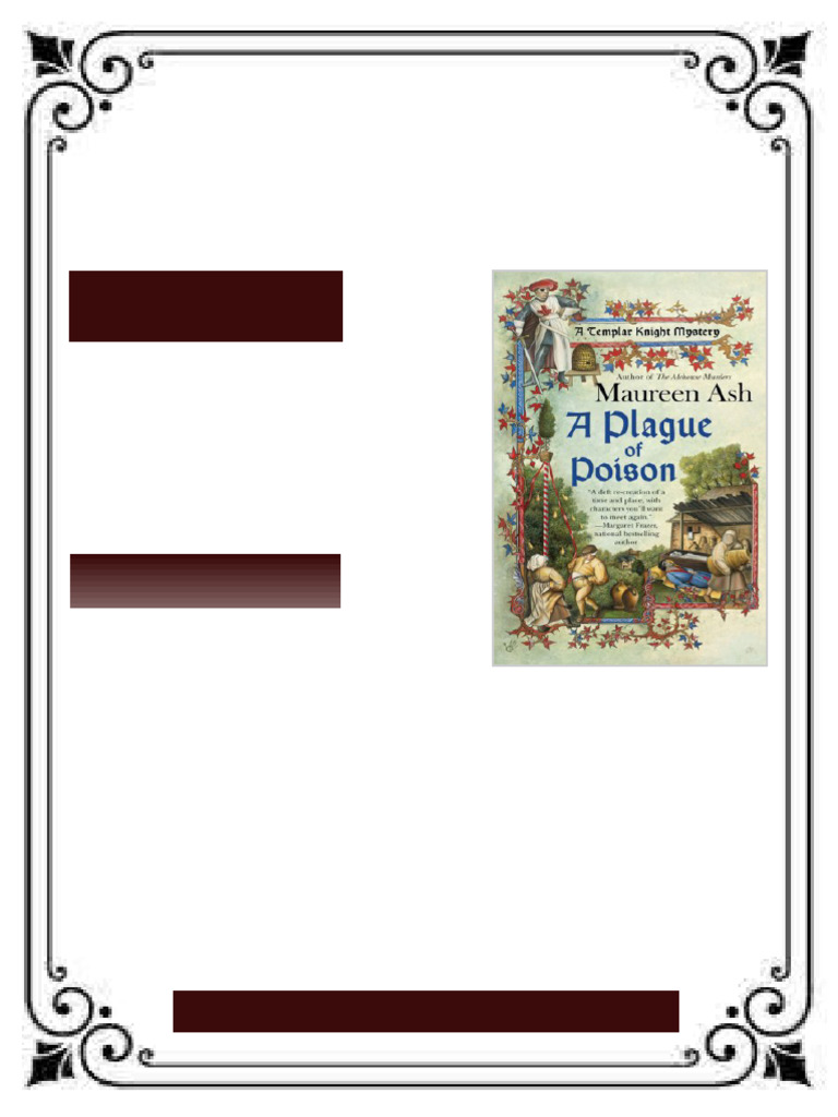 A Plague of Poison Maureen Ash ebook deluxe digital version | PDF