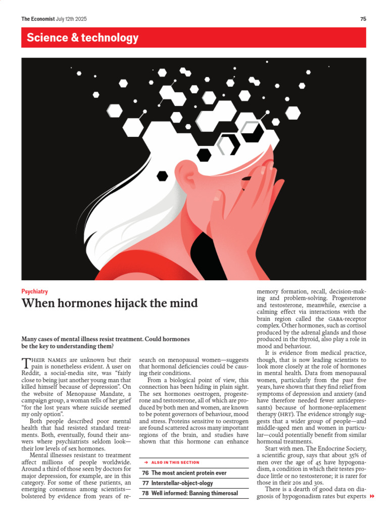 When Hormones Highjack the Mind | PDF | Menopause | Mental Disorder
