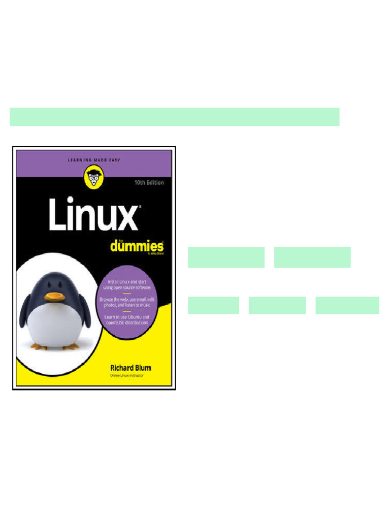Linux For Dummies 10th Edition Richard Blum ebook high resolution pdf ...
