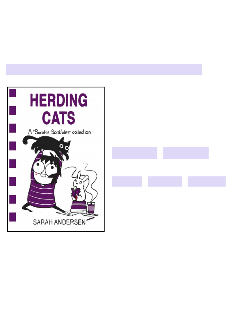 Herding Cats Sarah Andersen ebook universal reader version | PDF