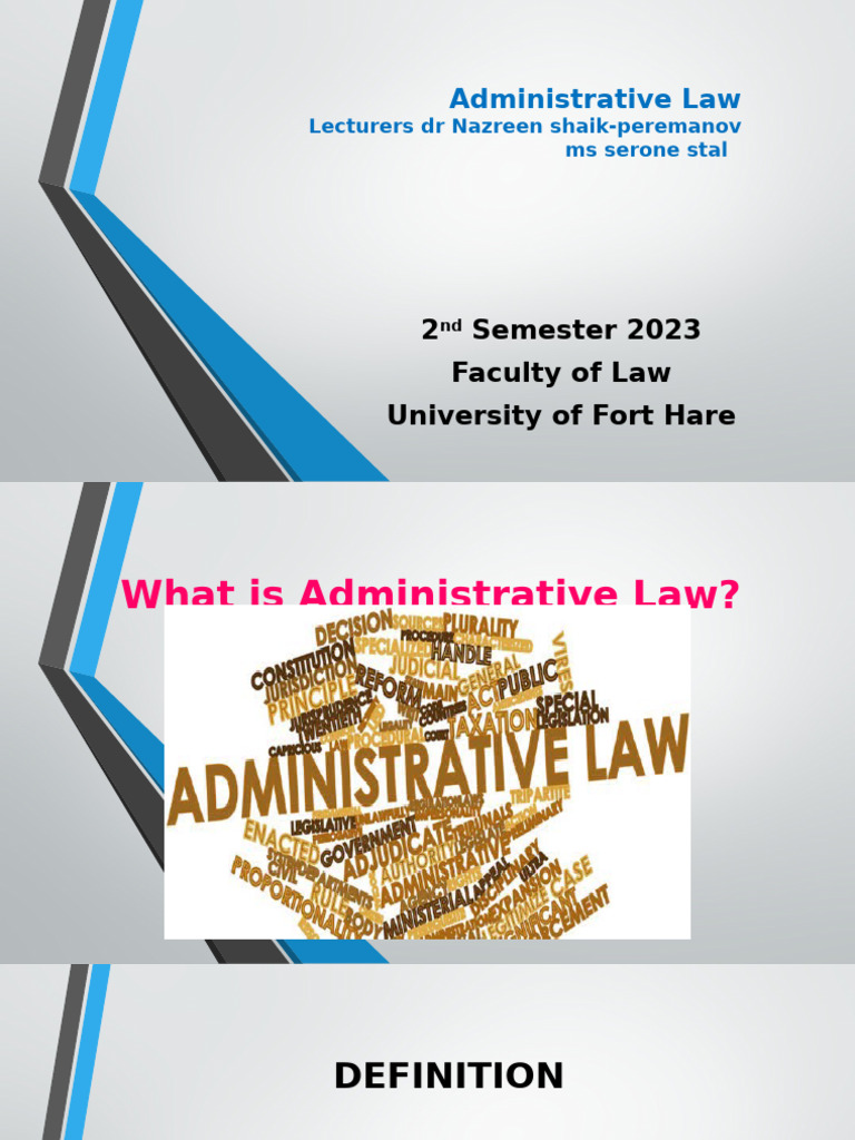 Understanding Administrative Law Basics | PDF | Common Law | Constitution