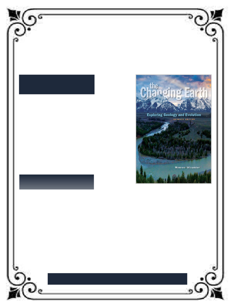 The changing earth exploring geology and evolution Seventh Edition ...