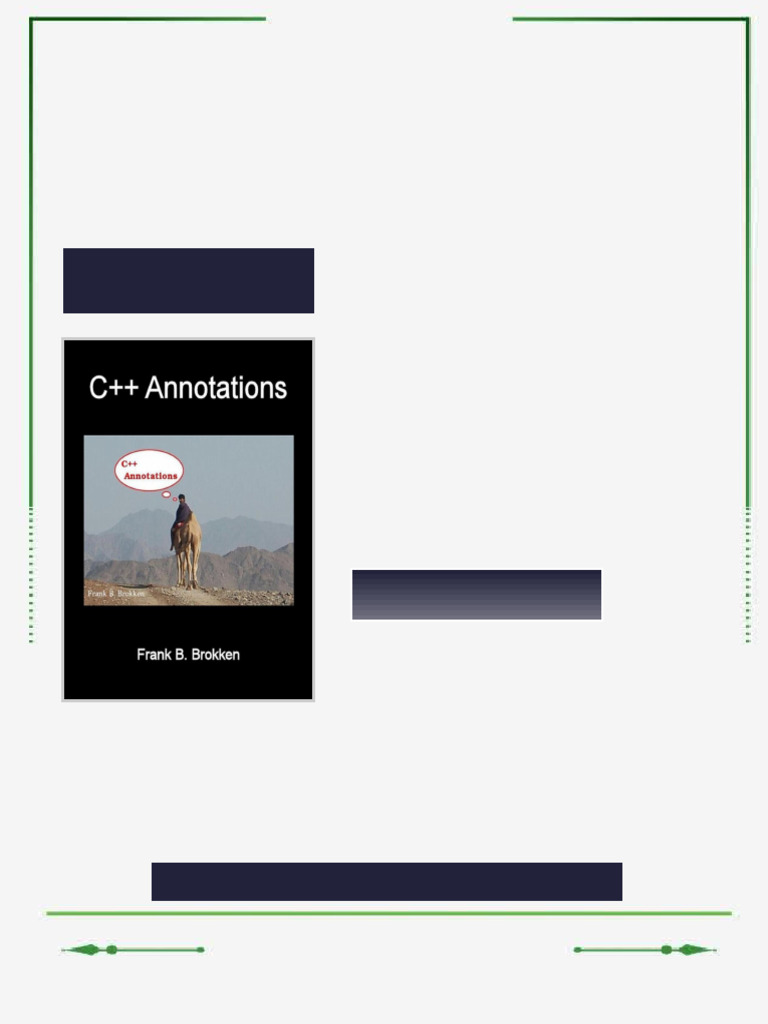 C Annotations 10.9.2 version Edition Frank Brokken ebook downloadable ...