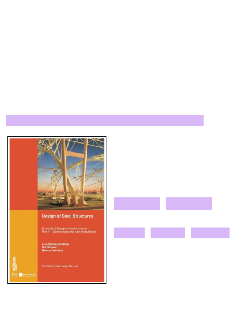 (Ebook) Design of Steel Structures: Eurocode 3: Design of Steel ...