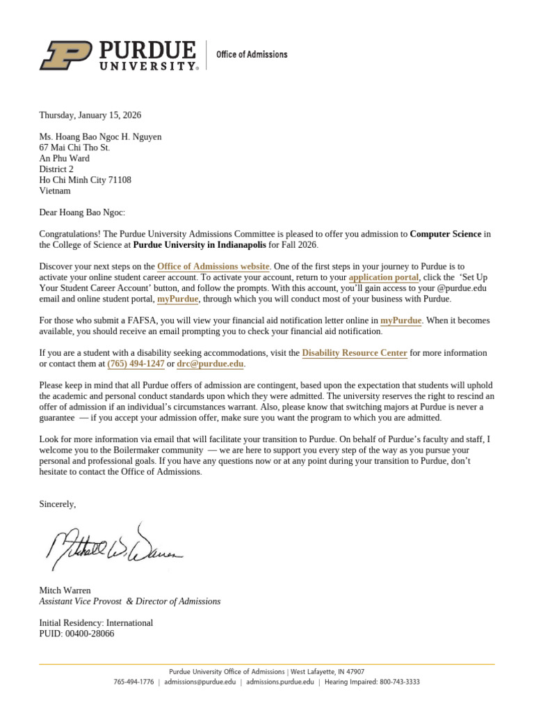Letter | PDF