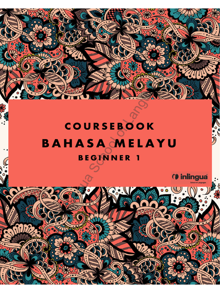 Malay Language Part-Time B1P - FINAL - COURSEBOOK - Digital | PDF