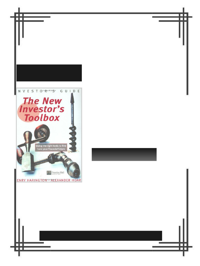 The New Investor s Toolbox Henry Harington ebook improved readability ...