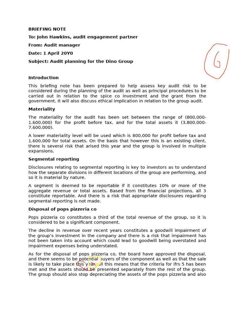 Aaa+Mock+Mohamed+Ahmed (3) | PDF | Auditor's Report | Business