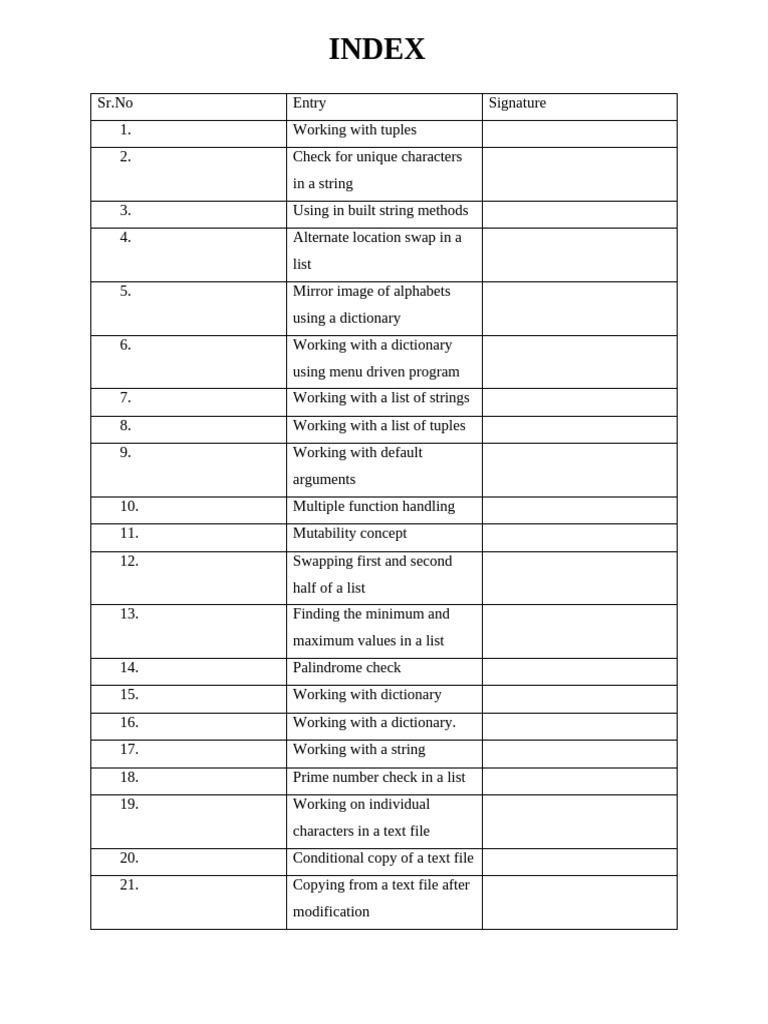 Index Cs Record File | PDF