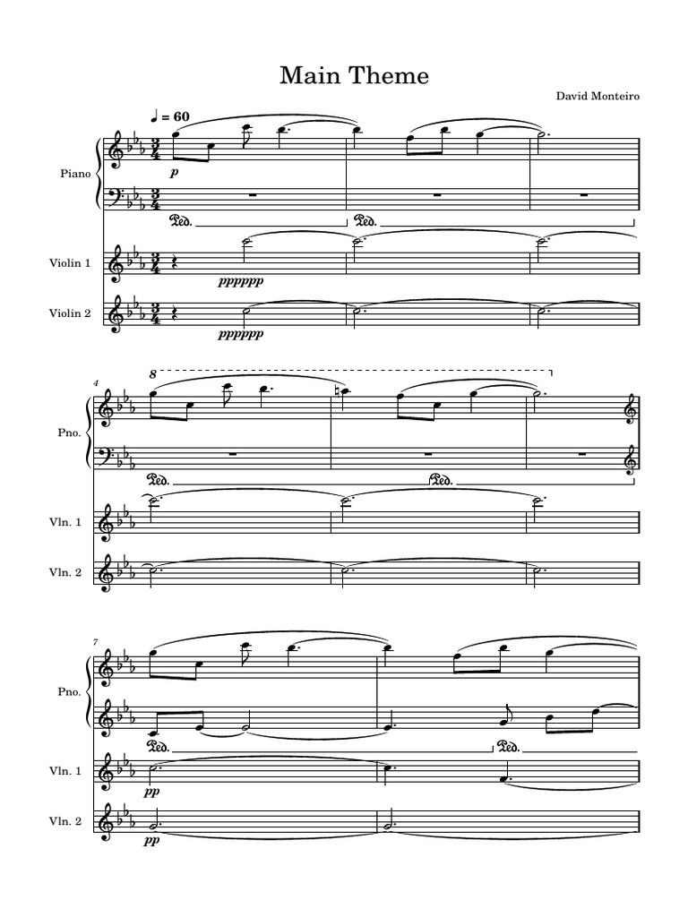 Main Theme | PDF | Compositions | Musical Compositions
