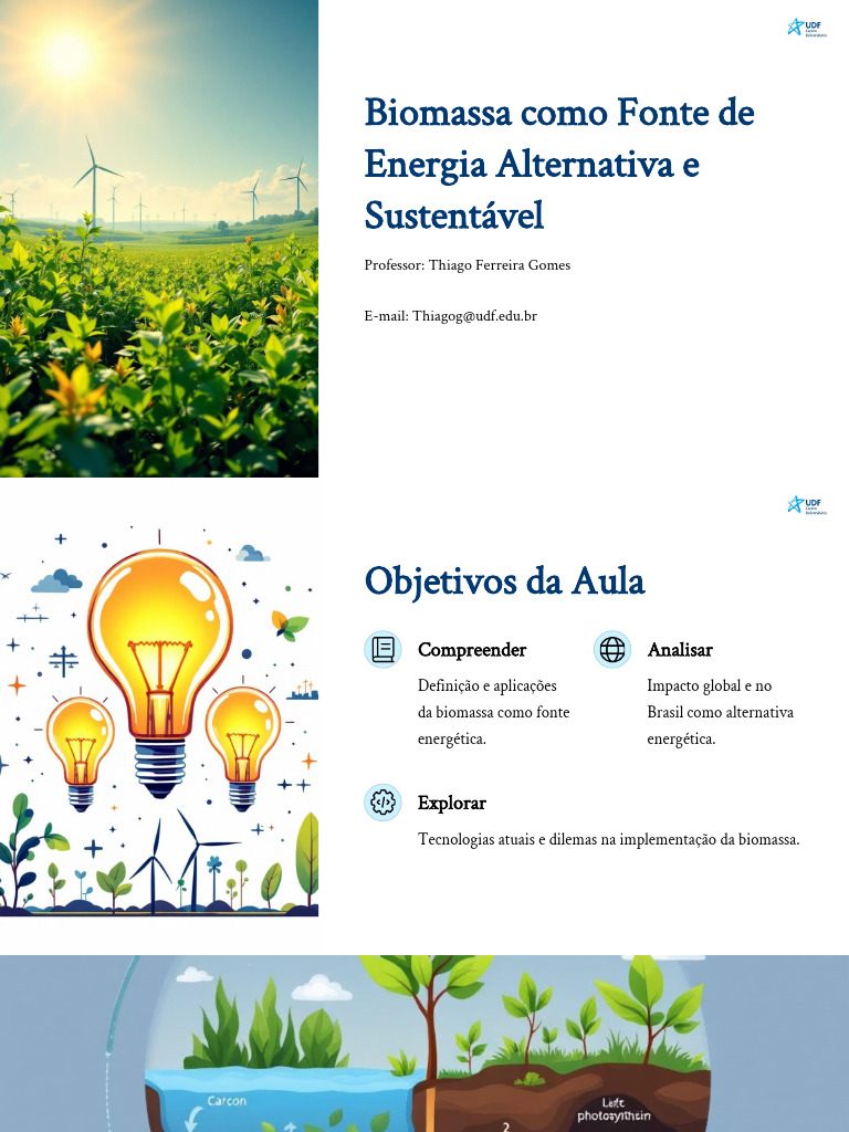 Biomassa Como Fonte de Energia Alternativa e Sustentavel | PDF | Biomassa | Biogás