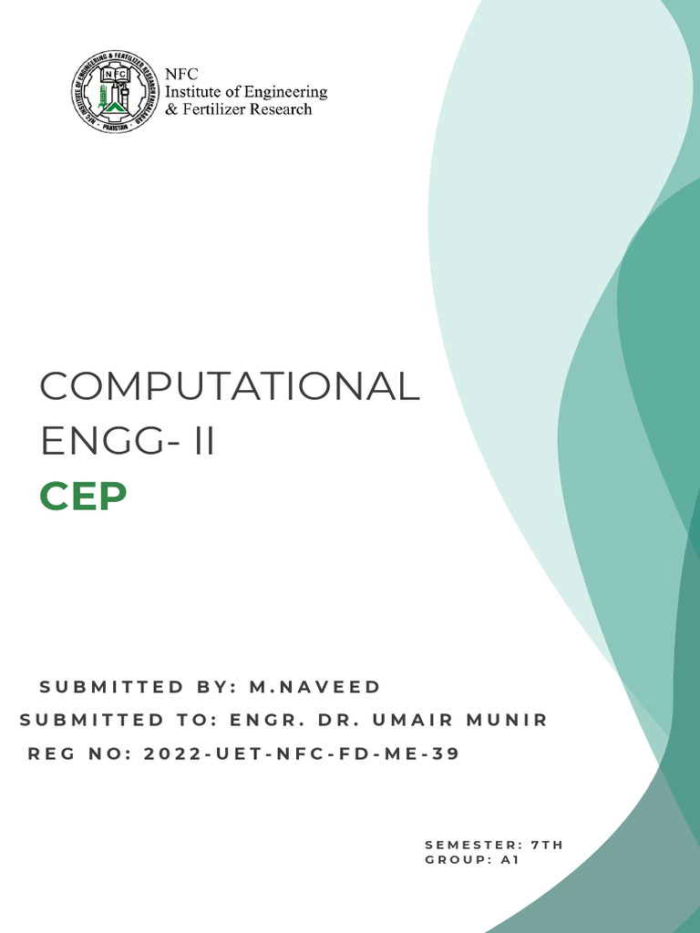 White and Green Simple Business Report Cover Page A4 Document (2) | PDF