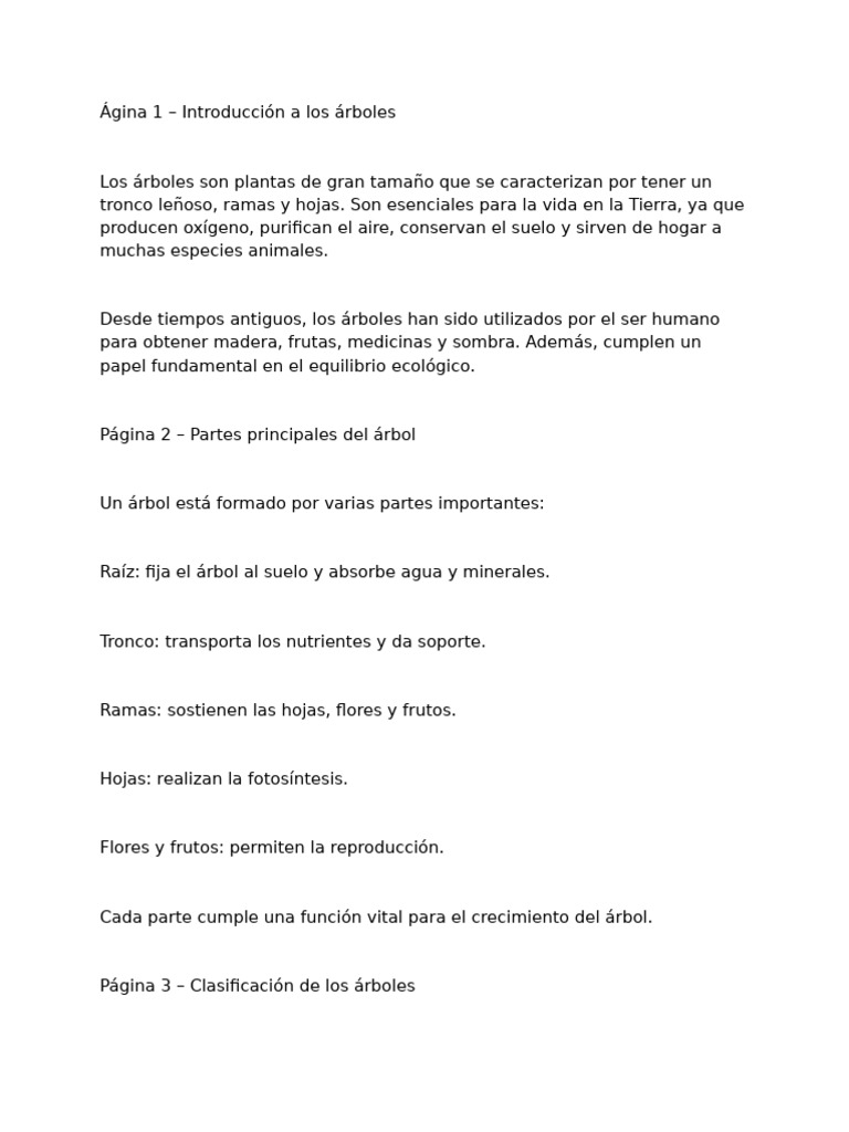 Documento (1) | PDF | Arboles | Los bosques