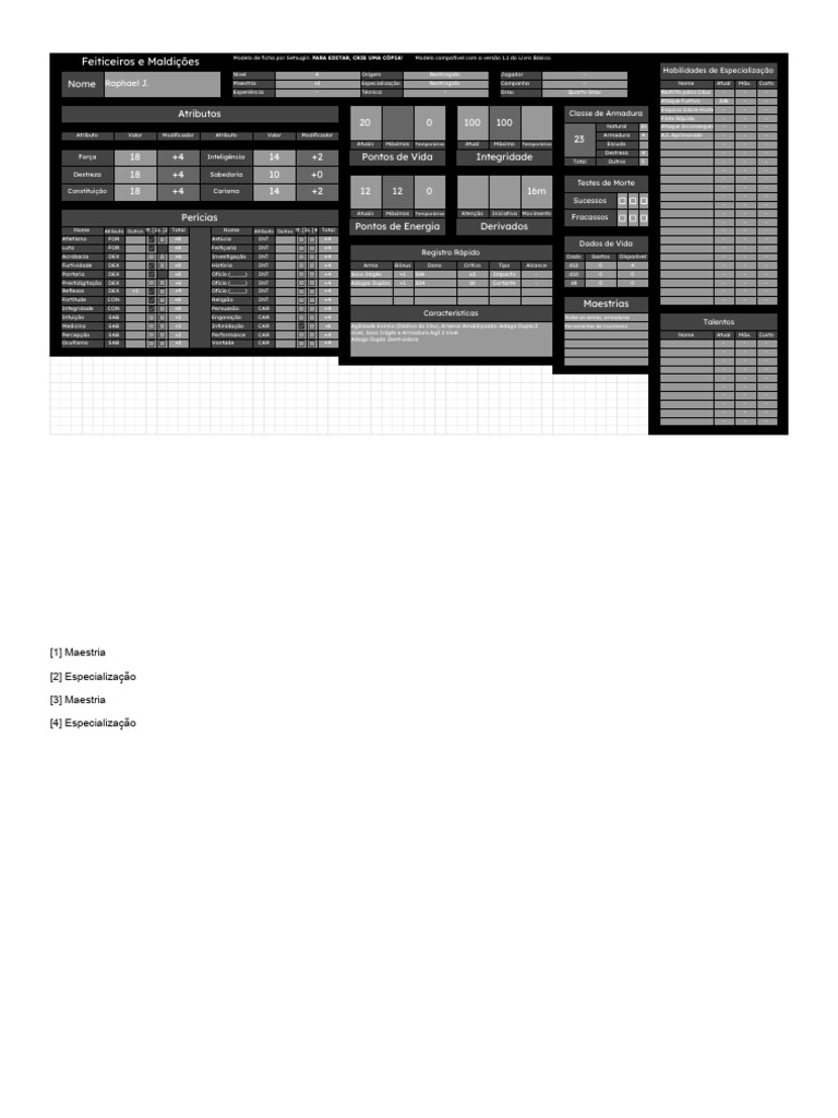 Jacquin - Ficha Pessoal | PDF