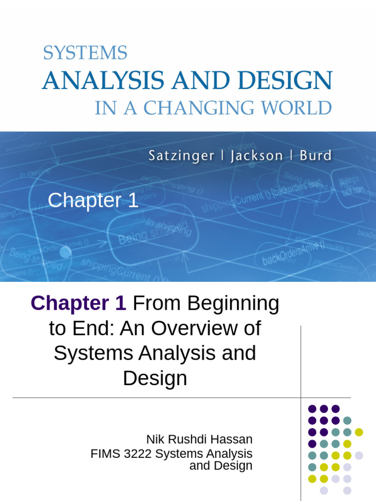 MIS 3223-Ch01-Introduction to Systems Analysis and Design | PDF | Software Development Process ...