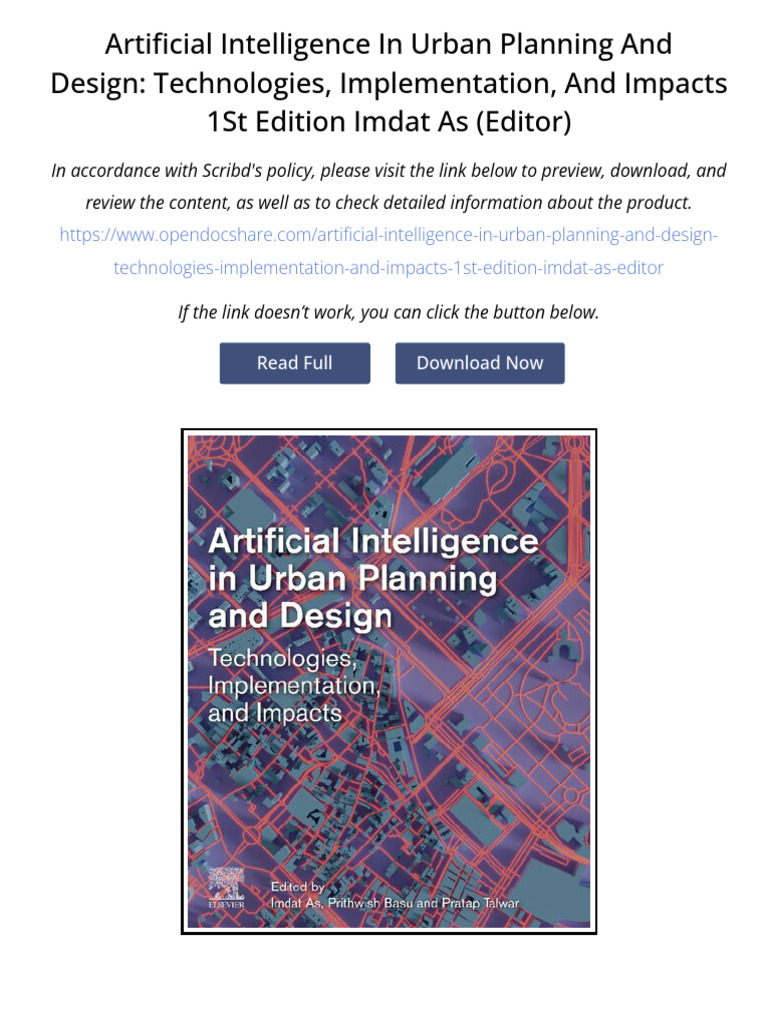 Artificial Intelligence in Urban Planning and Design: Technologies ...