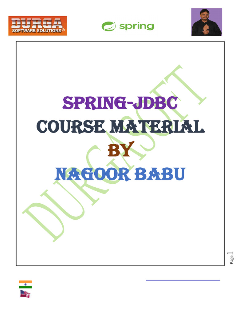2 Jdbc Spring | PDF | Information Technology Management | Computer ...