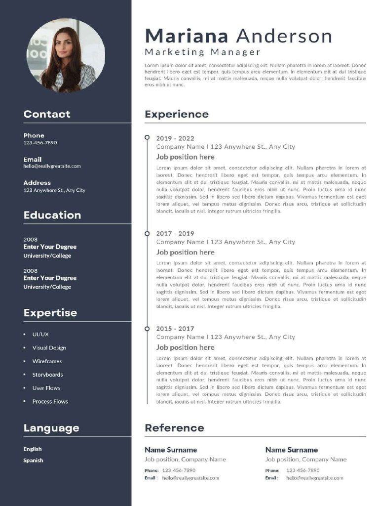 Sample CV | PDF