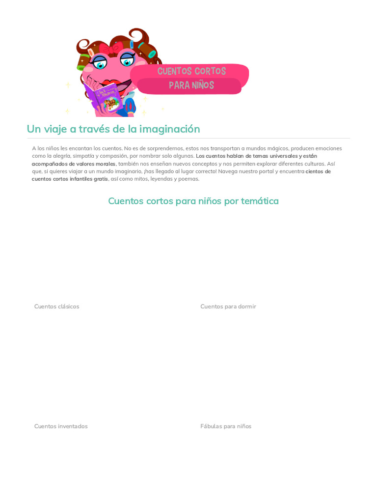 Cuentos Infantiles Cortos _ Cuentos Para Niños【Con Audio】 | PDF