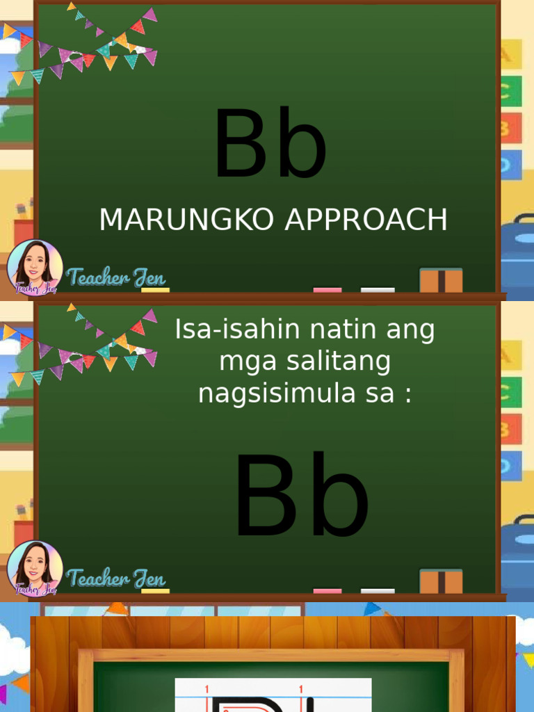 Marungko Approach ((Bb) | PDF