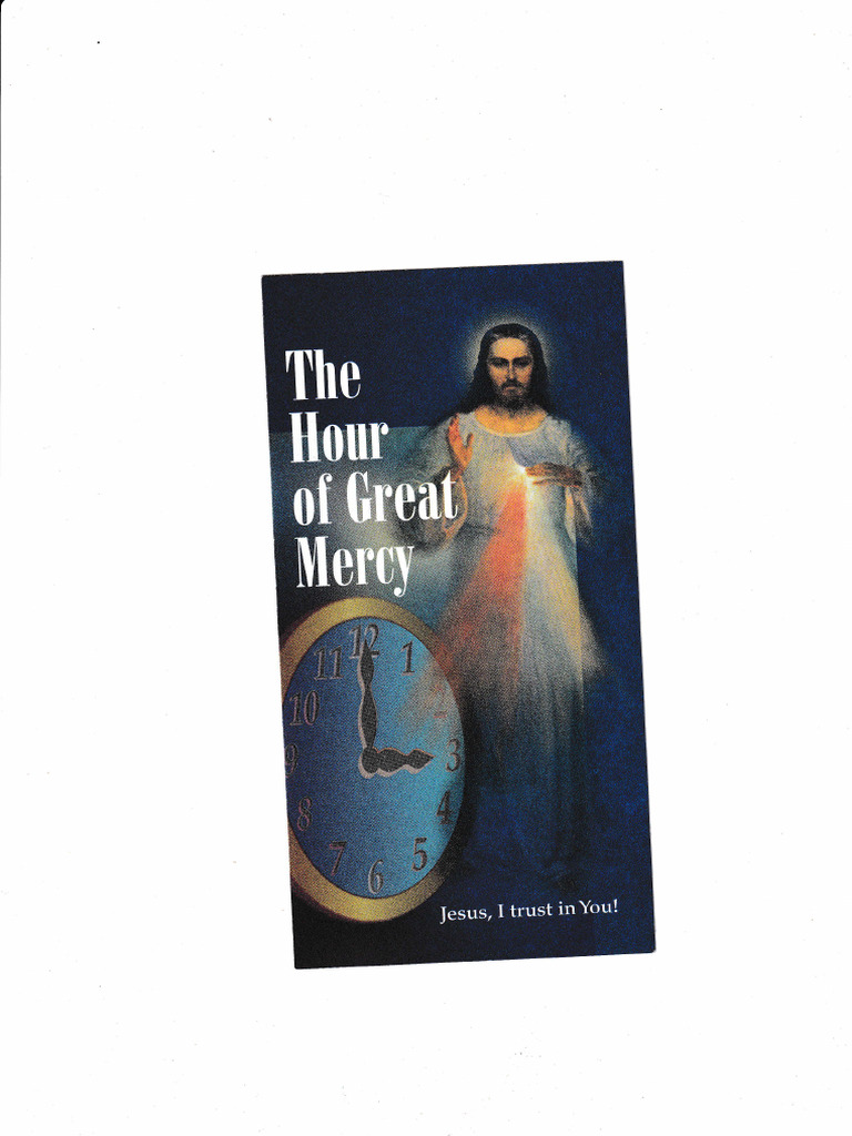 The Hour of Great Mercy Catholic Devotion | PDF | Systematic Theology ...