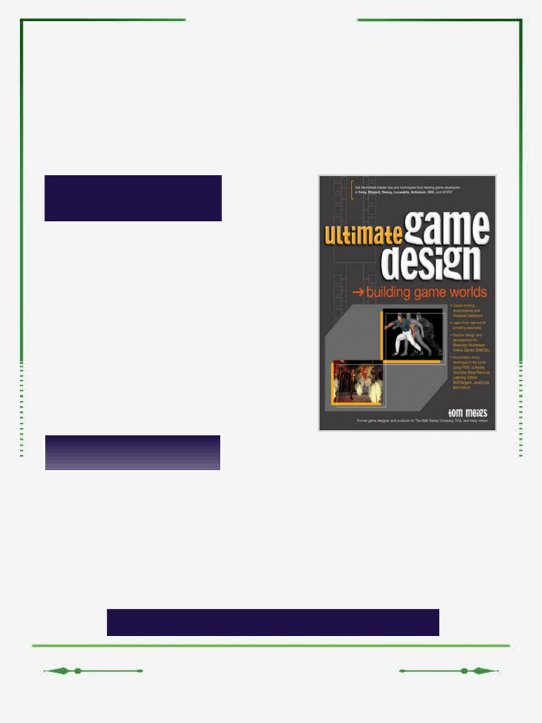 Ultimate Game Design Building game worlds 1st Edition by Tom Meigs ISBN ...