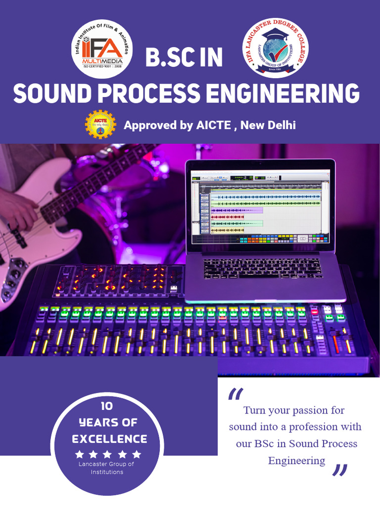 B Sc in Sound Process Engineering | PDF | Audio Engineer | Sound