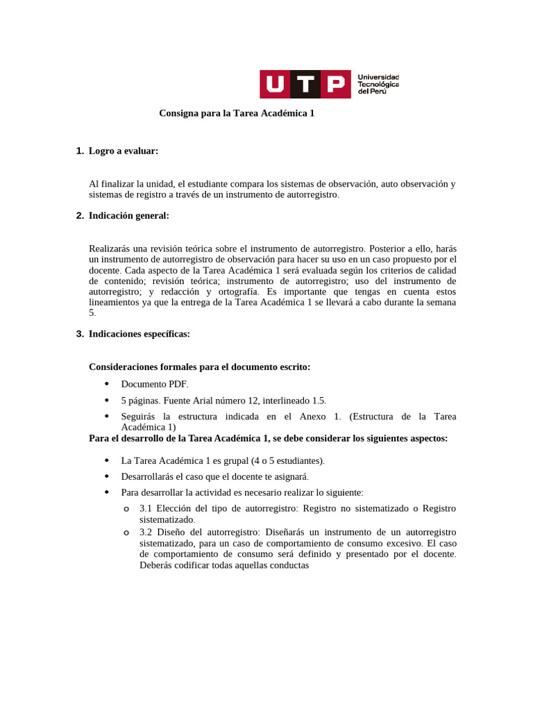 ? (AC-S03) Semana 03 - Tarea Académica 1 (TA1) - observación y ...